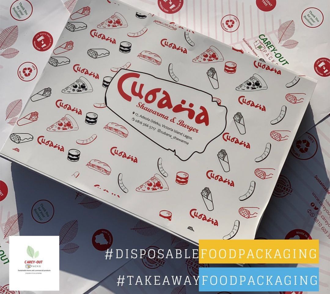 BRANDED FOOD WRAPPING PAPERS - 12” x 12” /MINIMUM ORDER OF 1000 SHEETS - TAKEAWAY PACKAGING ...