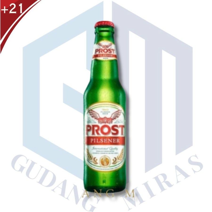 PROST LAGER BEER PILSENER CAN BIR PUTIH BOTTLE PILSNER KALENG BREMER ...