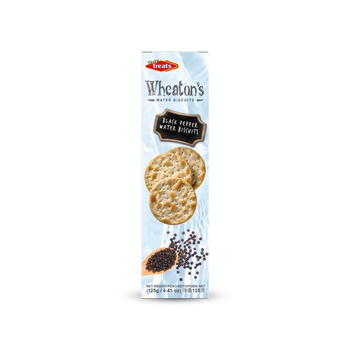 TASTY TREATS WHEATONS WATER BISCUITS BLACK PEPPER 125 GR. - The Cookie ...