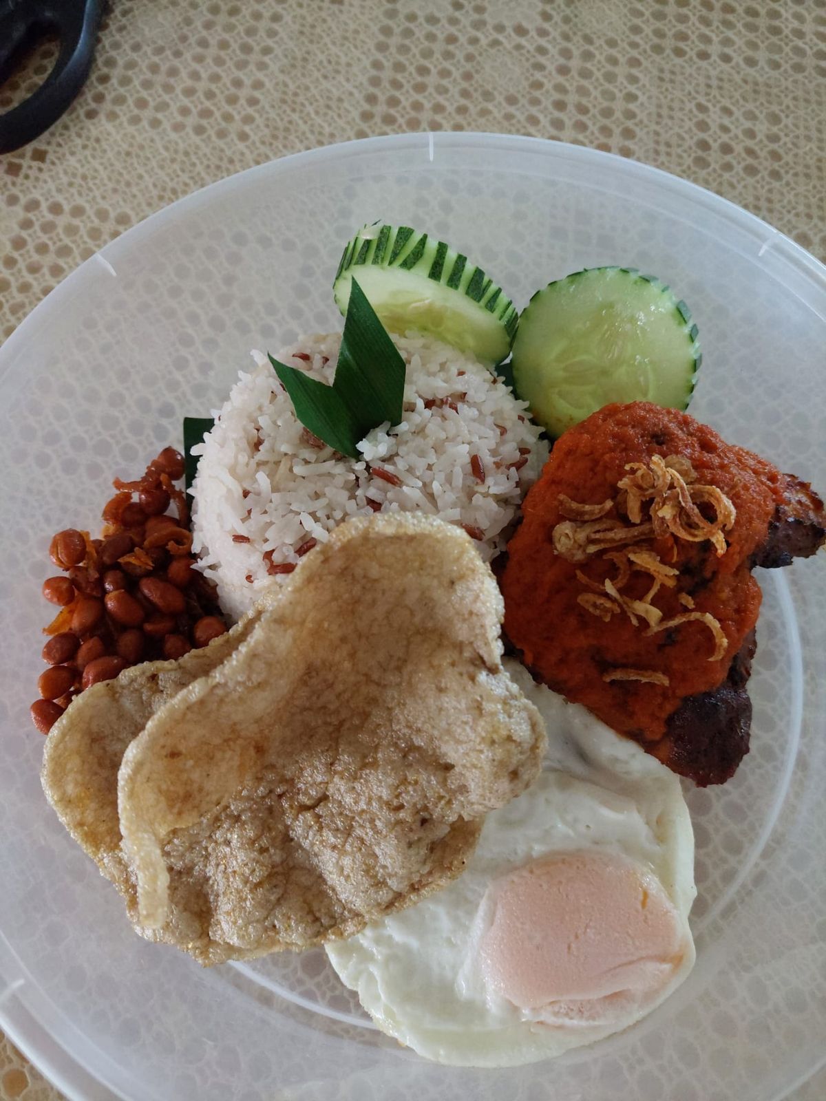 Nasi Lemak Ayam Sambal Taliwang - Home Cooked Meals | Take App