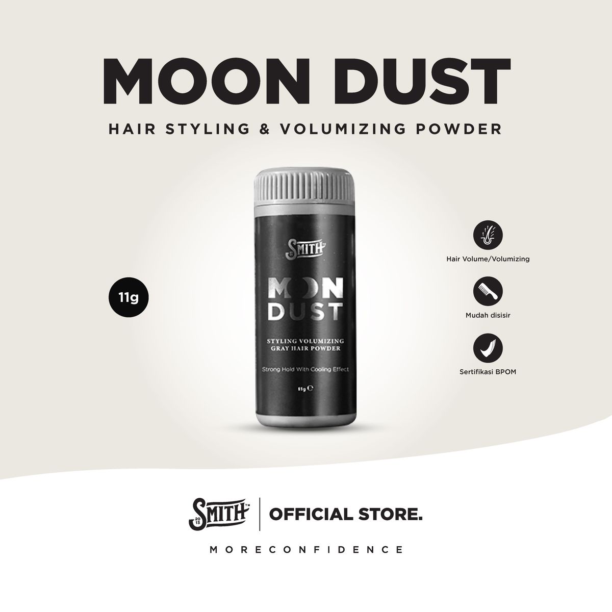 SMITH - Moon Dust Styling Volumizing Gray Hair Powder 11gr - SMITH Men ...
