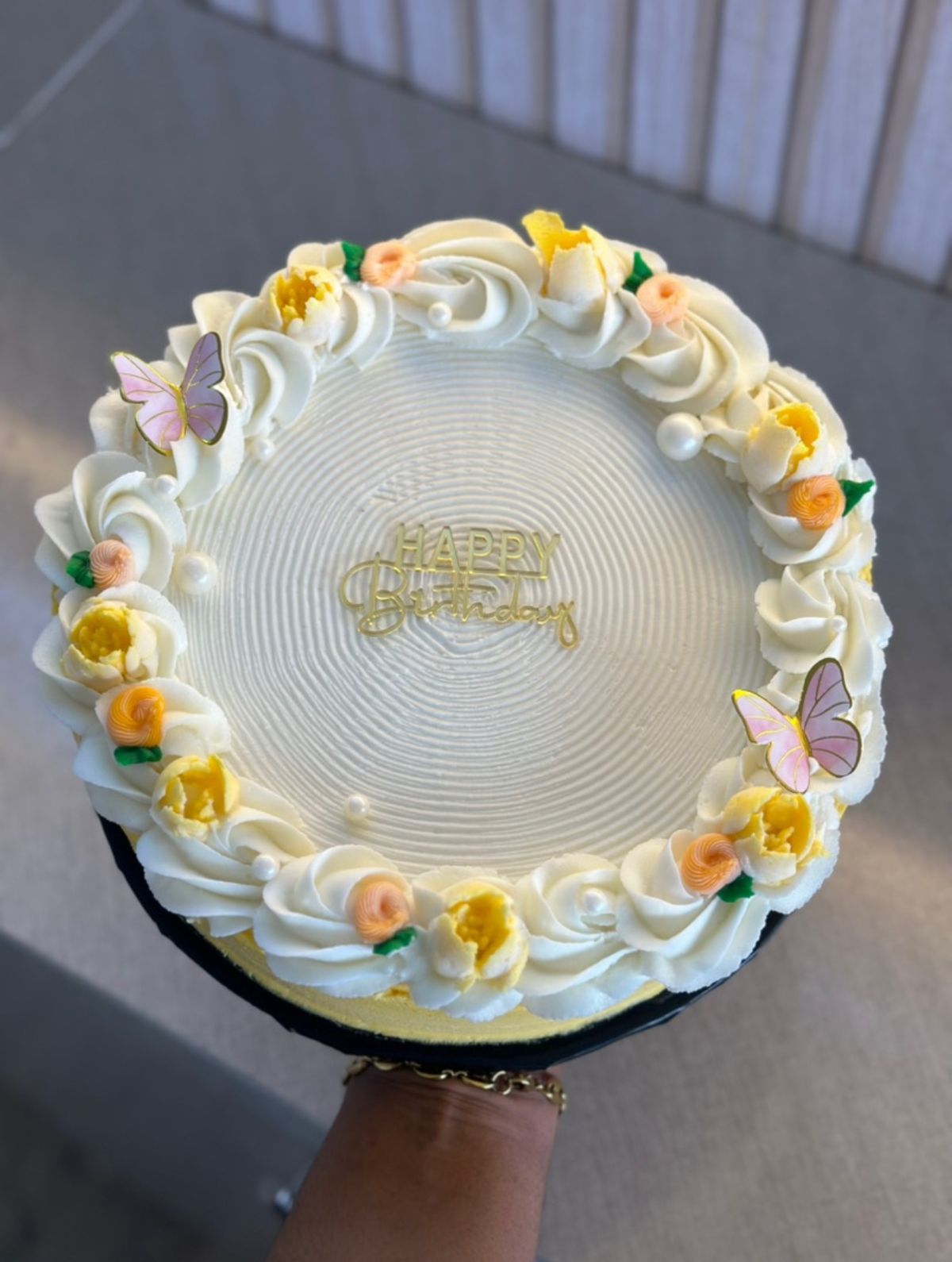 9 inches 1 Layer Buttercream Cake - SUPER FAST CAKES!💨