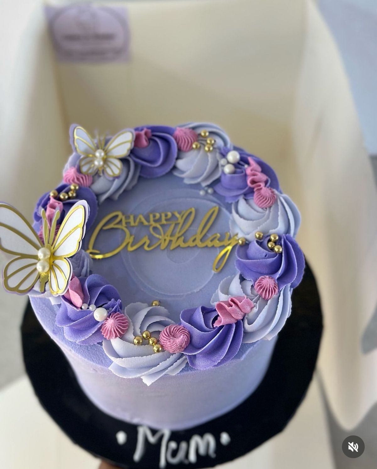 6 inches 2 Layers Buttercream cake - SUPER FAST CAKES!💨
