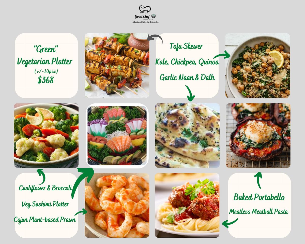 Vegetarian Mini Buffet - Halal Certified Catering | Take App