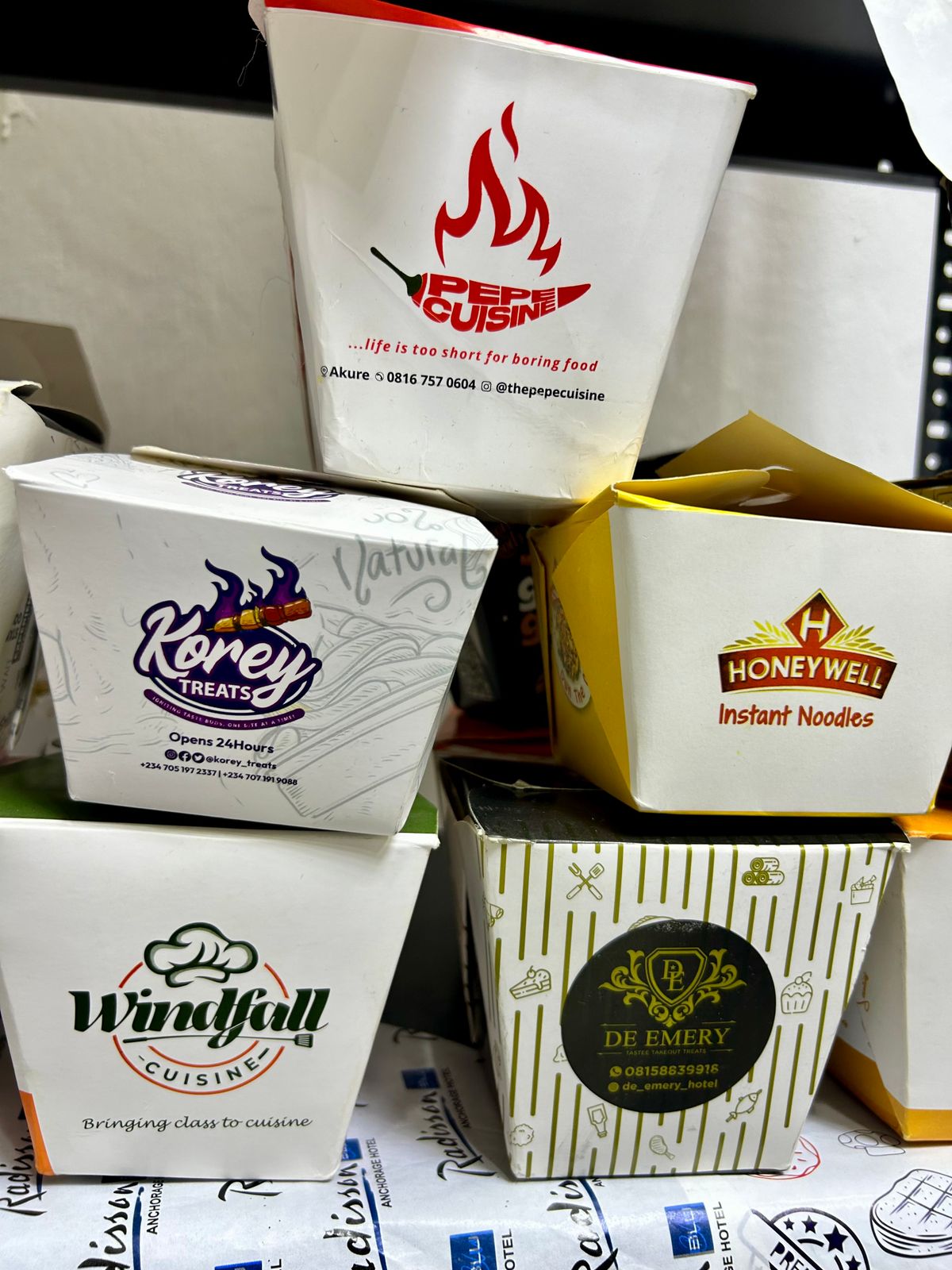 ORDER CUSTOM BRANDED CHINESE TAKEOUT PAILS - 3 SIZES - TAKEAWAY ...
