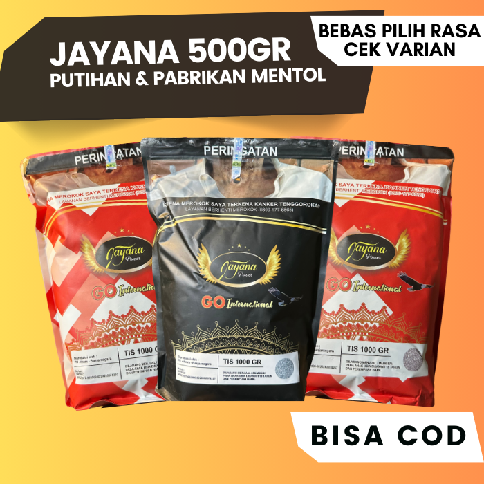 JAYANA PUTIHAN & PABRIKAN MENTOL 1/2KG - Agen Tembakau Tingwe Dapse ...