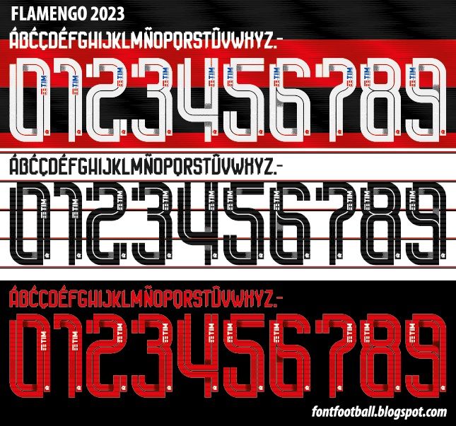 Font Vector Flamengo 2023 kit - FONT FOOTBALL BLOGSPOT | Take App