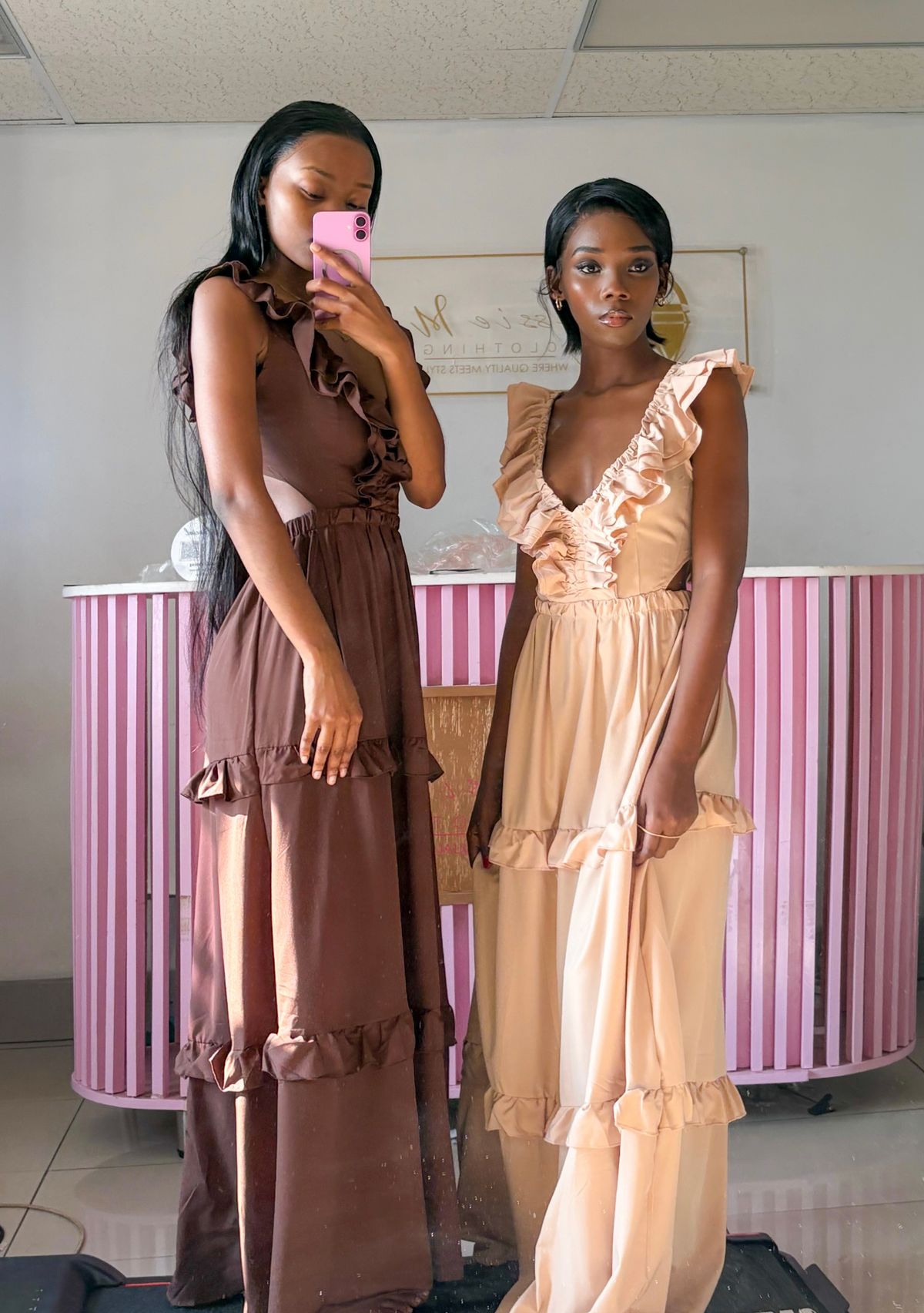Tie me up Maxi dress - Cassie_M_clothing