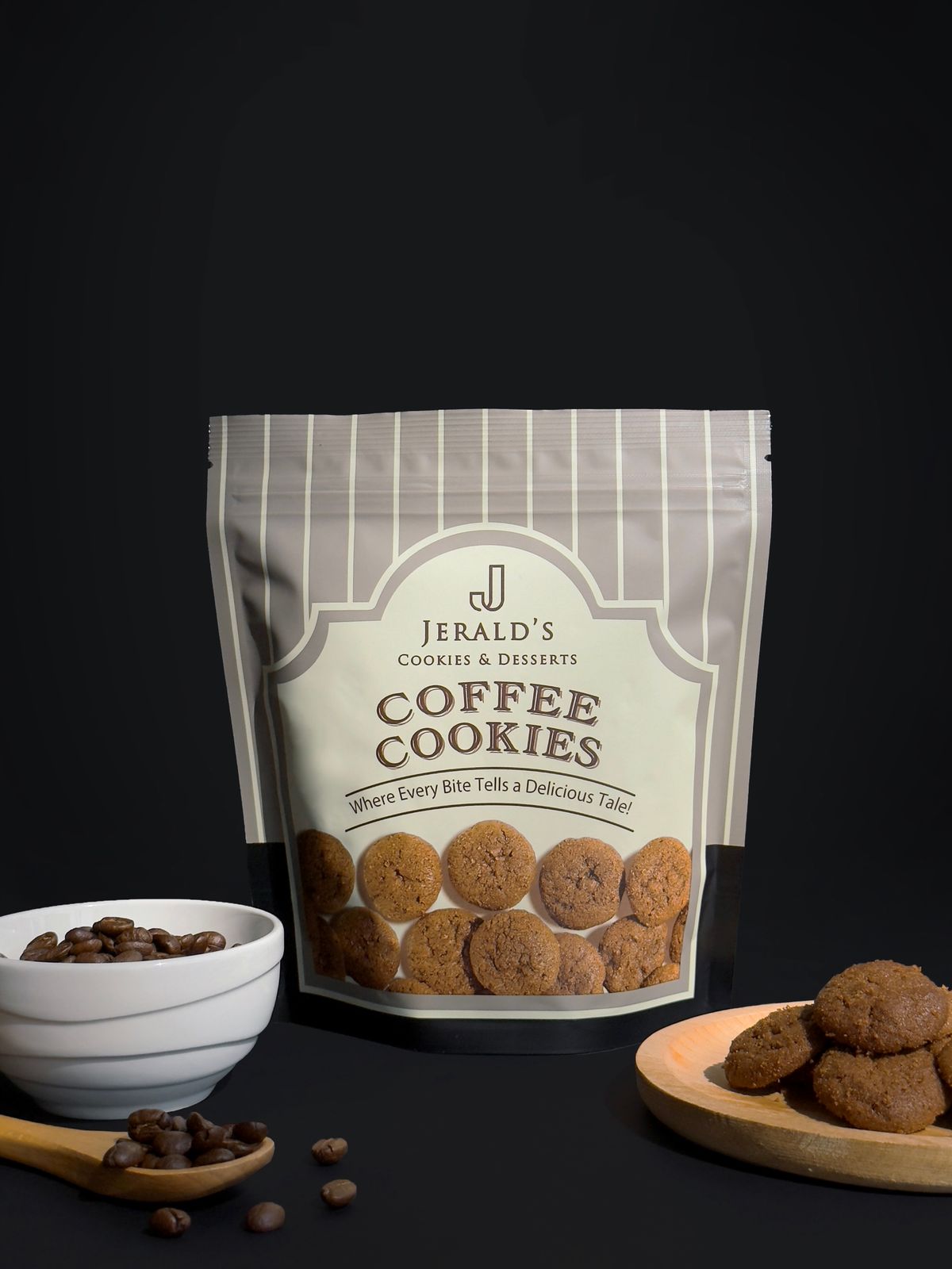 Coffee Cookies - Jerald's Cookies And Desserts
