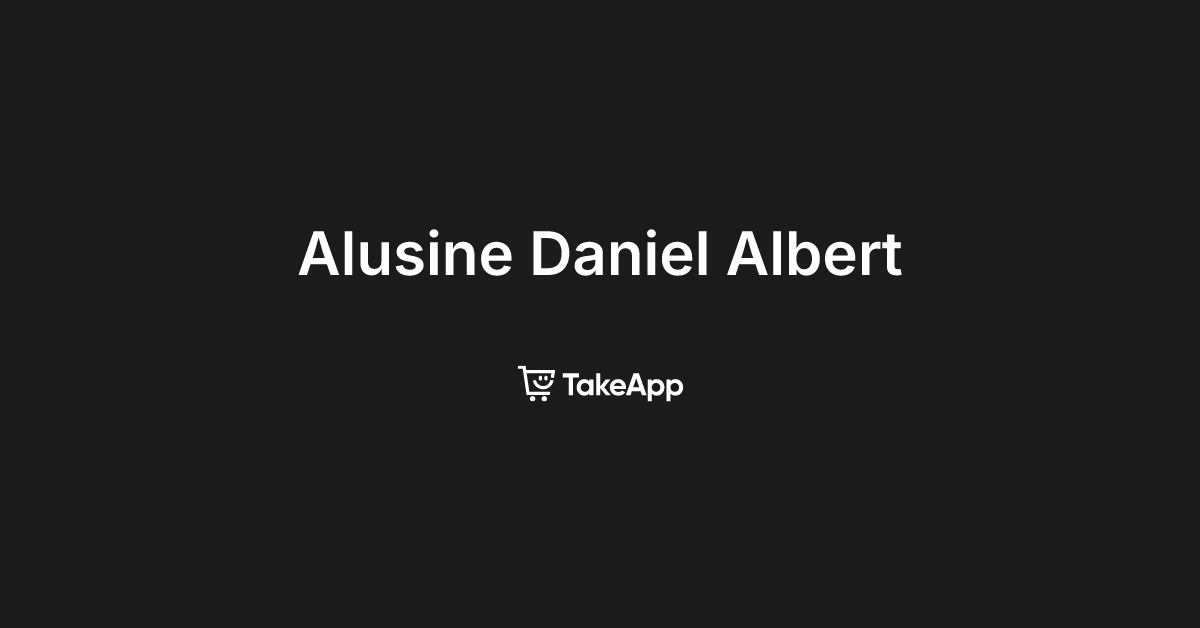 Alusine Daniel Albert | Take App