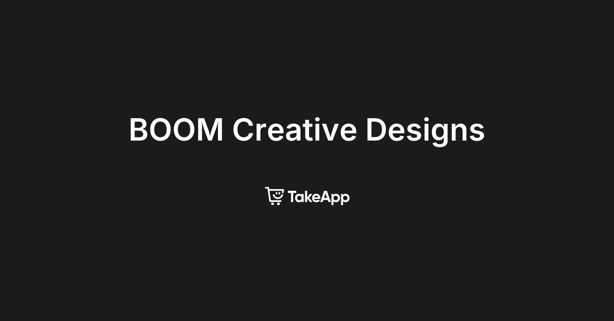 BOOM Creative Designs | Take App