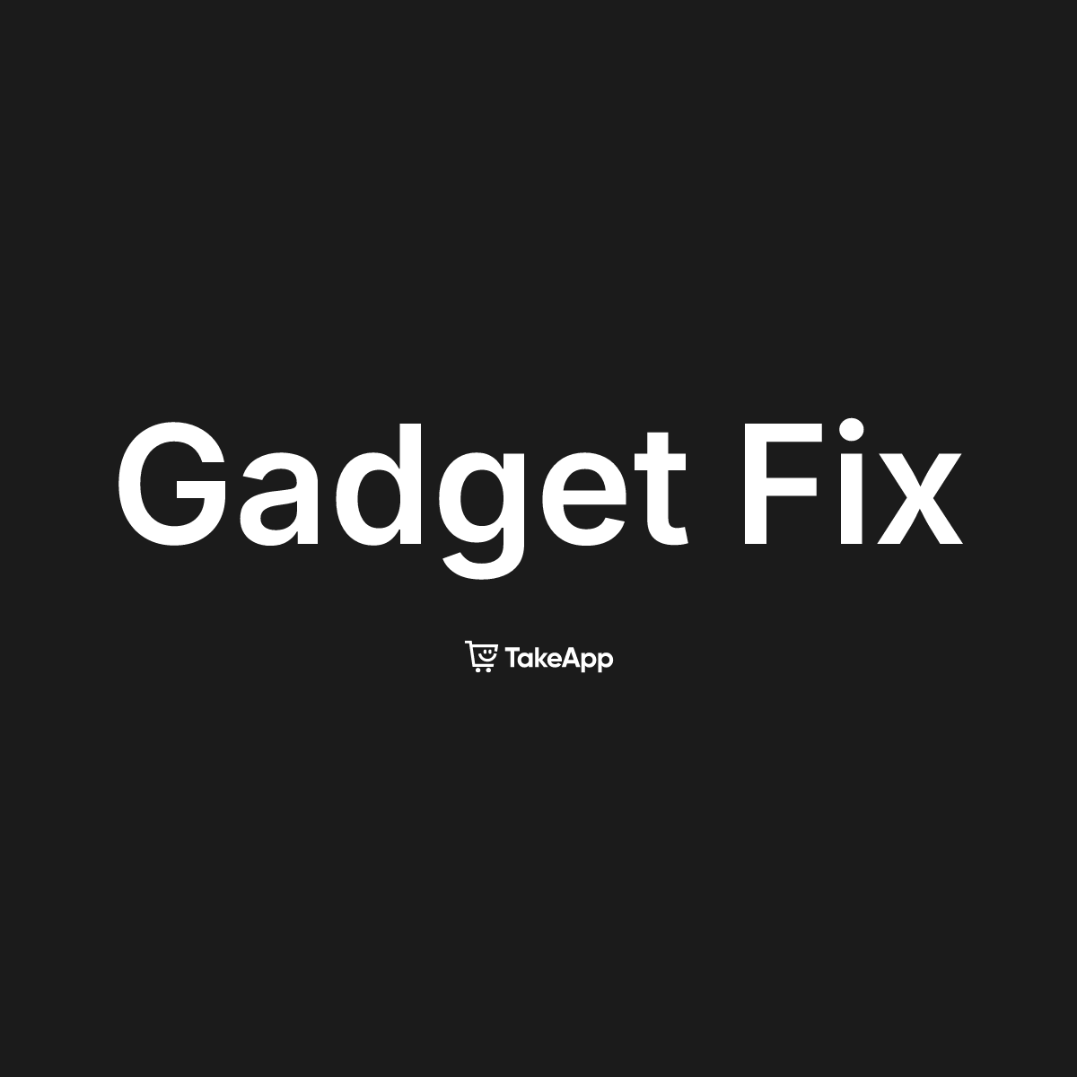 Gadget Fix | Take App