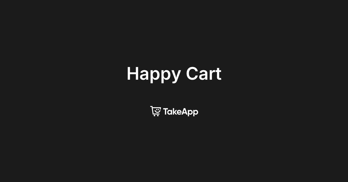 Happy Cart | Take App