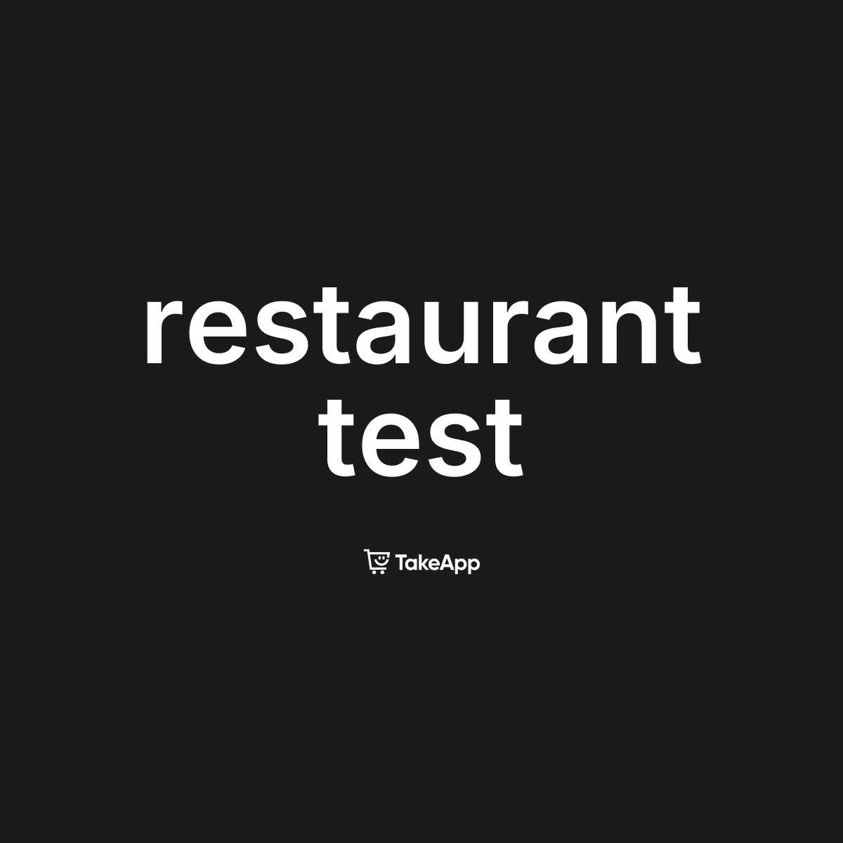 restaurant test | Take App