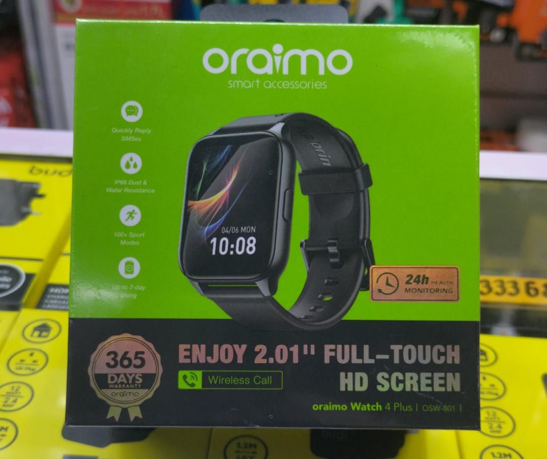 Oraimo Watch 4 plus - Paulsen's Phone Accessories | Take App