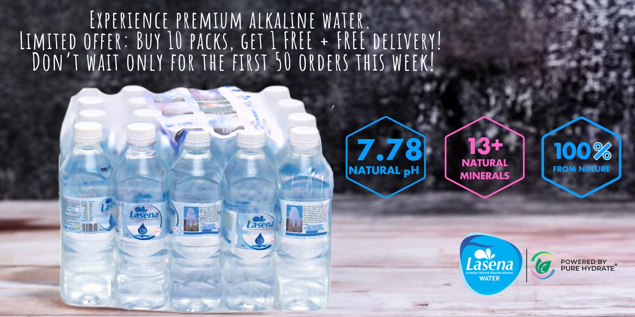 LASENA WATER DELIVERY - POWERED BY PURE HYDRATE