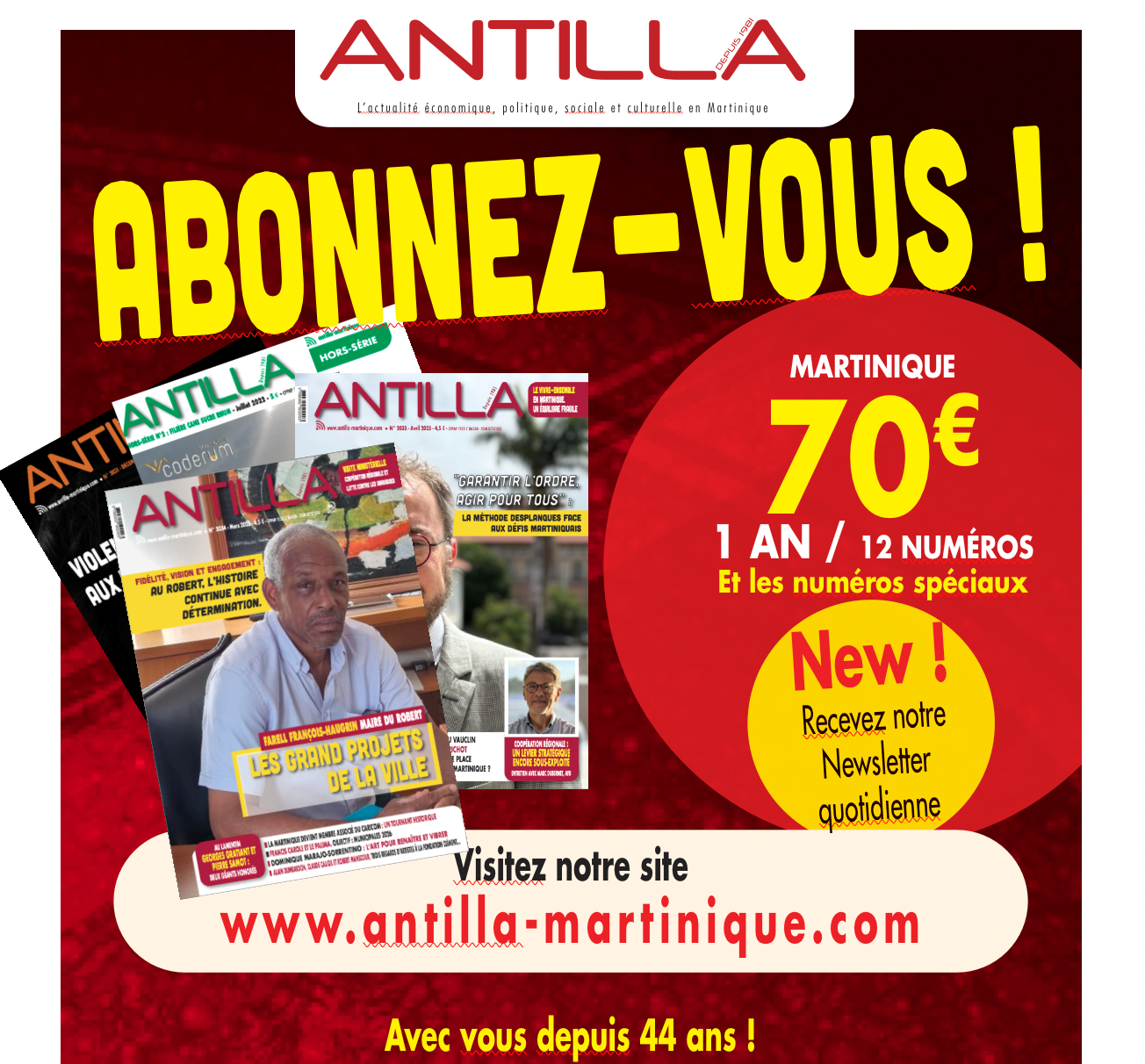 Abonnement Annuel à Antilla - ANTILLA | Take App