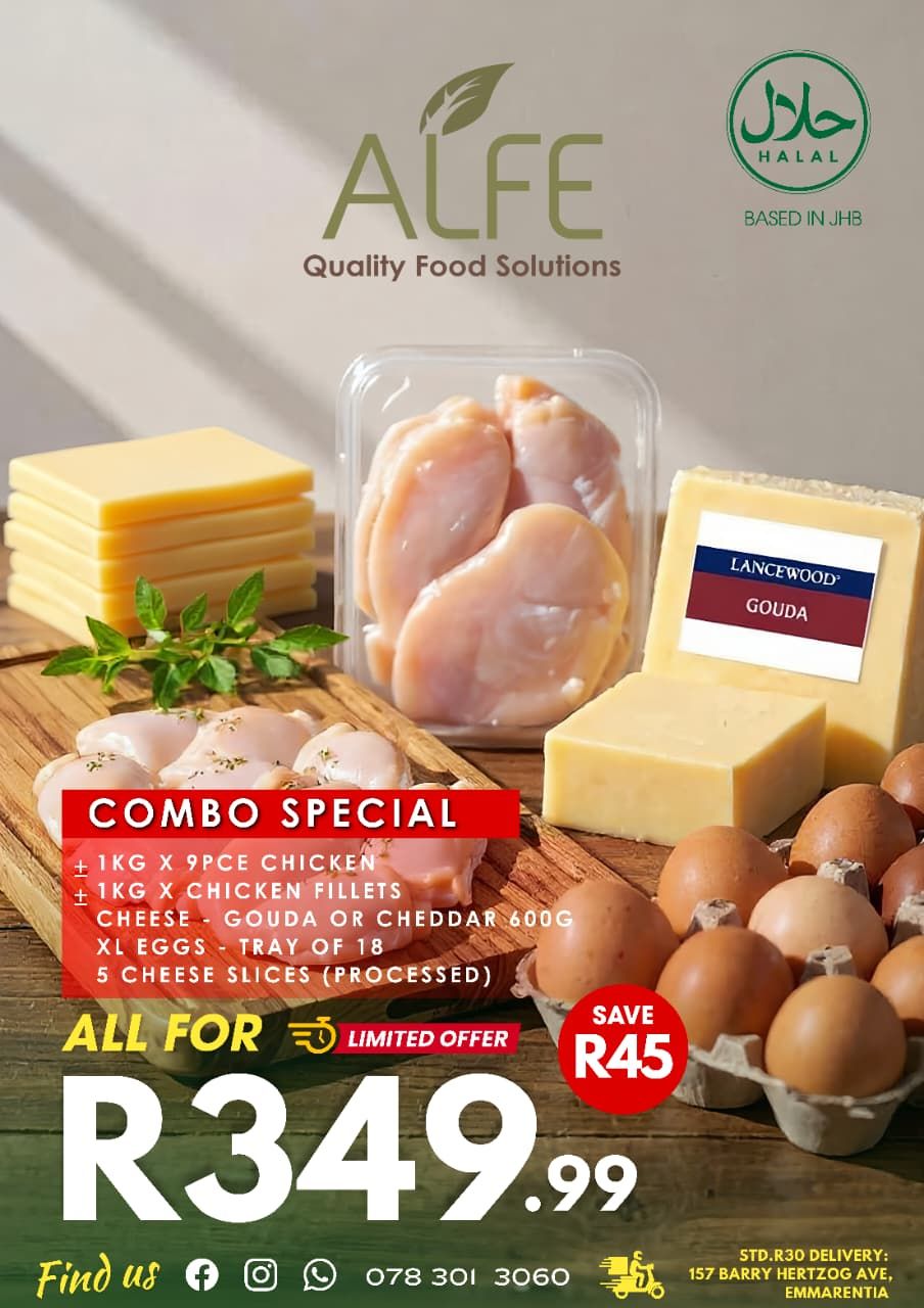 Save R45! - 5 Item Combo - ALFE Quality Food Solutions