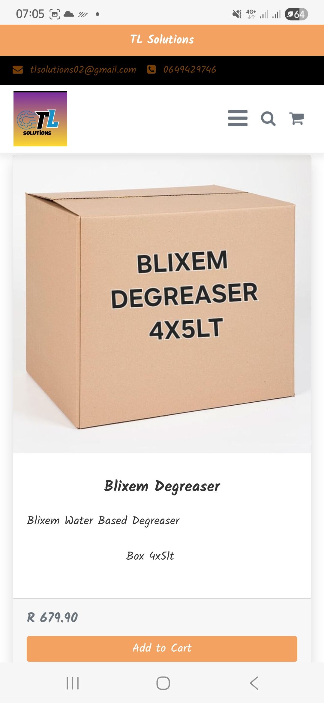 Blixem 4x5lt - TLSOLUTIONS | Take App